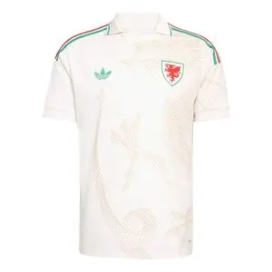 Adidas Wales 2026 Away Jersey - Chalk White