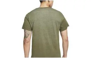 Nike Solid Color Training Alphabet Logo Printing Short Sleeve Green T-shirt