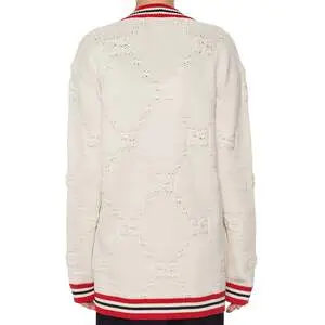Gucci Sylvie Web Knit Cardigan