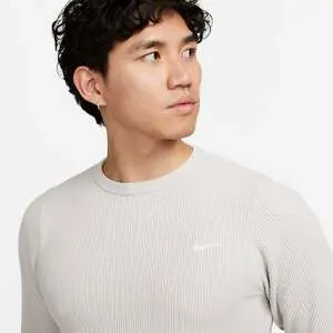 Nike Long Sleeve Textured Crewneck Top