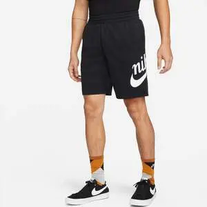 Nike Alphabet Logo Lacing Straight Casual Shorts - Multi-color