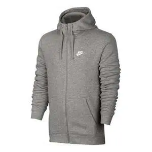 Nike Embroidered Logo Fleece Lined Hooded Jacket