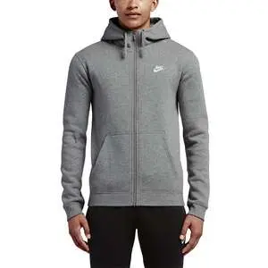 Nike Embroidered Logo Fleece Lined Hooded Jacket