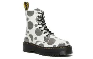 Dr. Martens Jadon Polka Dot Leather Platform Boots