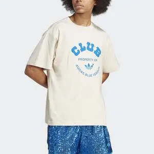 Adidas Originals Version Club Tee 'beige - Blue