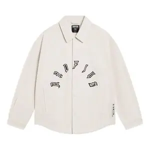 LI-NING Badfive Graphic Corduroy Jacket - Beige/black