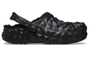 CROCS Classic Clog Lined Geometric - Black