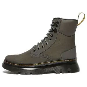 Dr. Martens Lace-up Combat Boots - Dark Army Green