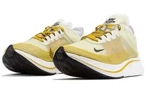 Nike Zoom Fly Sp Low Top Athletic Sneakers - Yellow/white