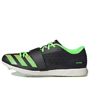 Adidas Adizero Triple Jump And Pole Vault Spikes - Black/green
