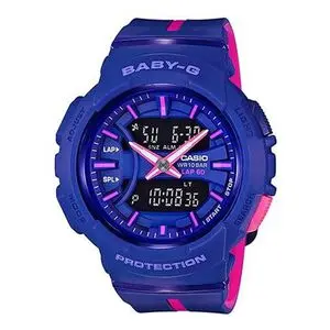 Casio Baby-g Dual Dial Watch - Purplepink