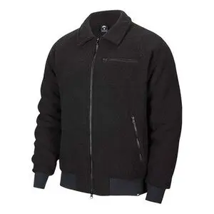 Nike Stand Collar Fleece Lined Jacket - Black