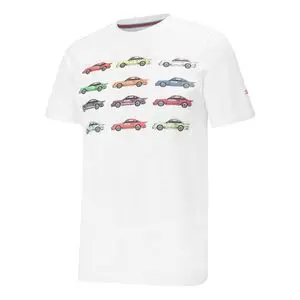PUMA Pl Statement Tee Athleisure Casual Sports Small Car Pattern Short Sleeve