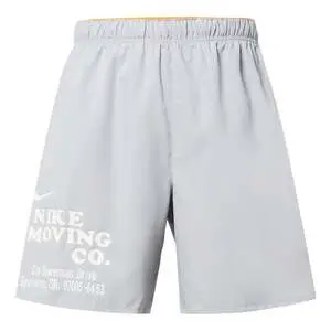 Nike Dri-fit Challenger 18cm Unlined Versatile Shorts - Grey/multi-color