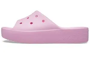 CROCS Classic Platform Slides - Pink