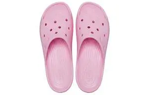 CROCS Classic Platform Slides - Pink