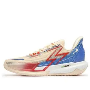 361 DEGREES Big3 4.0 Quick Pro "disembark" Sneakers - Cream/blue/red