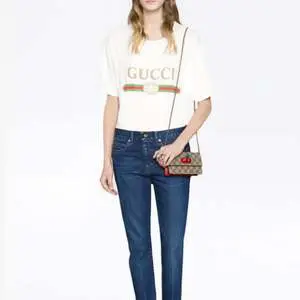 Gucci Canvas Chains Shoulderbag Mini