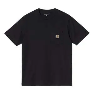 Carhartt Work In Progress Pocket Short Sleeve T-shirt - Black