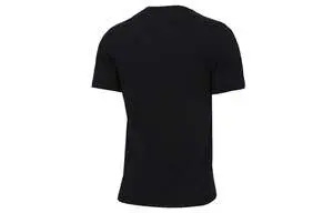 JORDAN Round Neck Casual Short Sleeve - Black