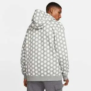 Nike Full Out Dots Hoodie - Grey/black/white