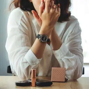 Casio Baby-g Black Rose Gold Watch