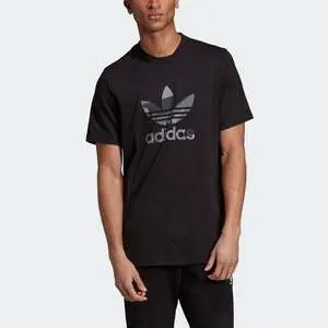 Adidas Round Neck Sports Short Sleeve - Black