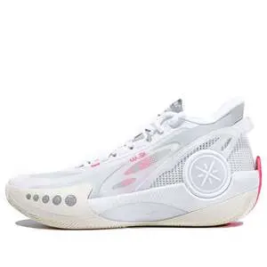 LI-NING Wade Shadow 3 High Top Sneakers - White/pink