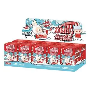 POP MART X Coca-cola The Monsters Labubu Figure Blind Box Case - Multi-color