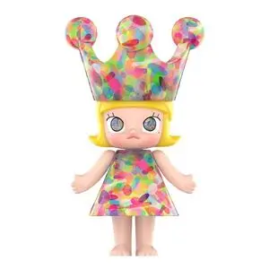POP MART Mega Royal Molly Huang Yuxing Bubbles 400 - Multi-color