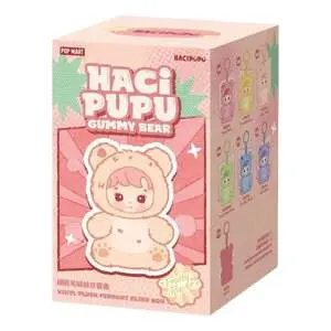 POP MART Hacipupu Gummy Bear Vinyl Plush Pendant Sealed Case - Multi-color