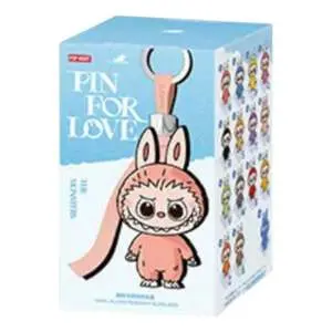 POP MART The Monsters Labubu Pin For Love Plush Pendant Blind Box - Multi-color