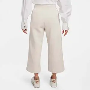 Nike High-waisted Cropped Tracksuit Bottoms - Beige