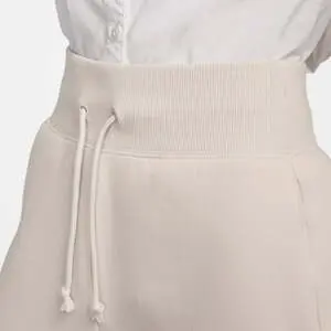 Nike High-waisted Cropped Tracksuit Bottoms - Beige