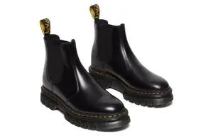 Dr. Martens Rikard Polished Smooth Leather Chelsea Boots - Black