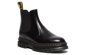 Dr. Martens Rikard Polished Smooth Leather Chelsea Boots - Black