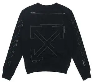 Off-White Unfinished 3m Arrow Crew Neck Sweater