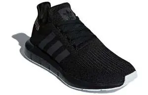 Adidas Swift Run Low Top Sneakers - Black
