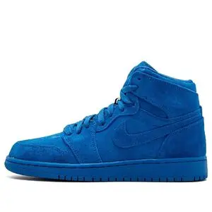 JORDAN Air 1 Retro High Suede Sneakers - Blue