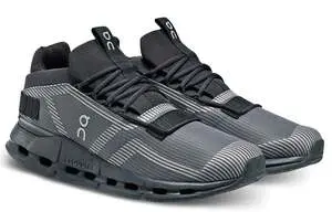 On Cloudnova Void Sneakers - Eclipse/undyed White