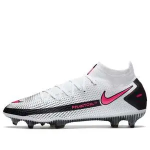 Nike Phantom Gt Elite Df Fg Football Boots - White/black/pink