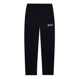 LI-NING Graphic Straight Sweatpants 'black - Black/white
