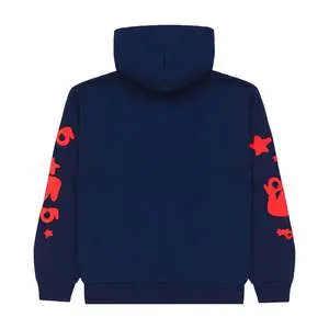 SP5DER Graphic Hoodie - Navy