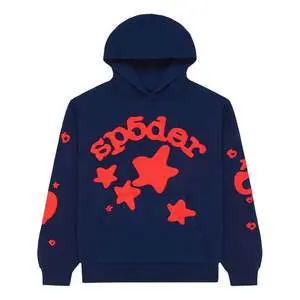 SP5DER Graphic Hoodie - Navy