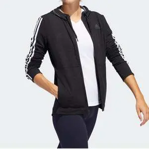 Adidas Training Exercise Jacket With Zip-up Hoodie