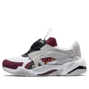 PUMA Les Benjamins X Thunder Disc Sneakers - White/red