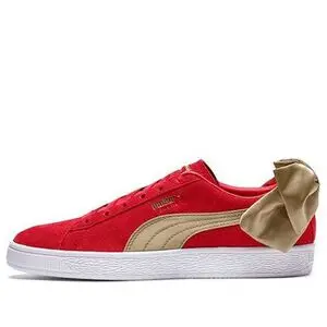 PUMA Suede Bow Varsity Sneakers - Red