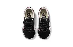 VANS Old Skool V Checkerboard Sneakers - Red