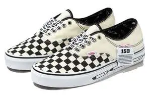 VANS Authentic Checkerboard Lace-up Sneakers