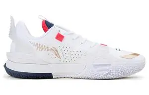 LI-NING Wade All City Low "usa" Abas009-24 Sneakers - White/red/blue